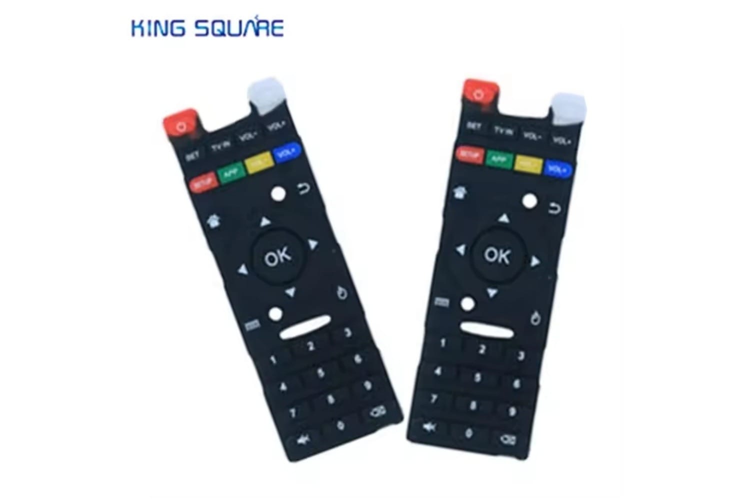 Waterproof Backlit Spray Silicone Rubber Switch Keypad Molding Buttons ...