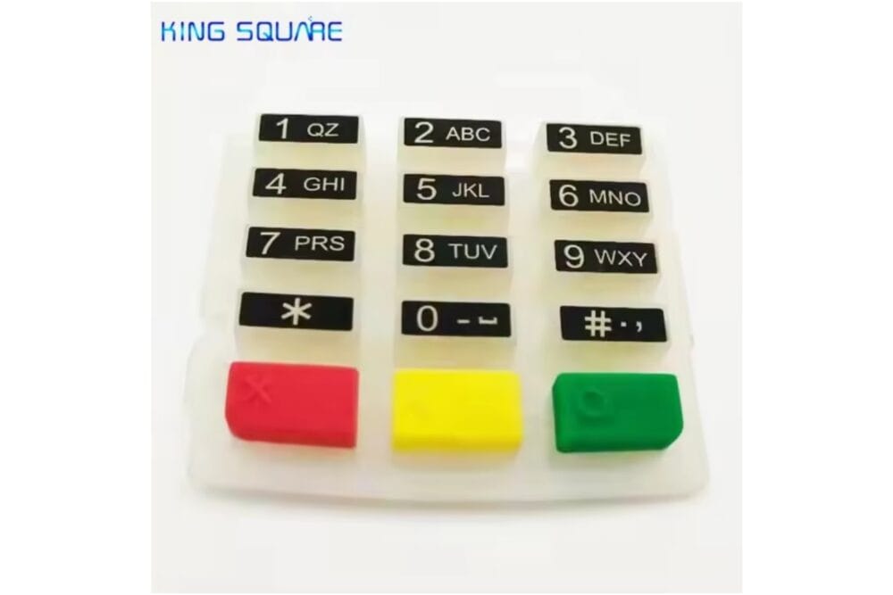 Waterproof Backlit Spray Silicone Rubber Switch Keypad Molding Buttons ...