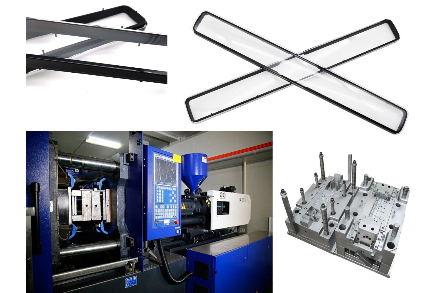 Plastic mold process double color plastic injection molding mold ...