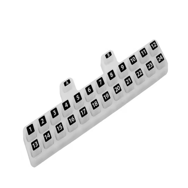 Custom Silicone Rubber Durable Waterproof Laser Keypads Silicone Switch ...