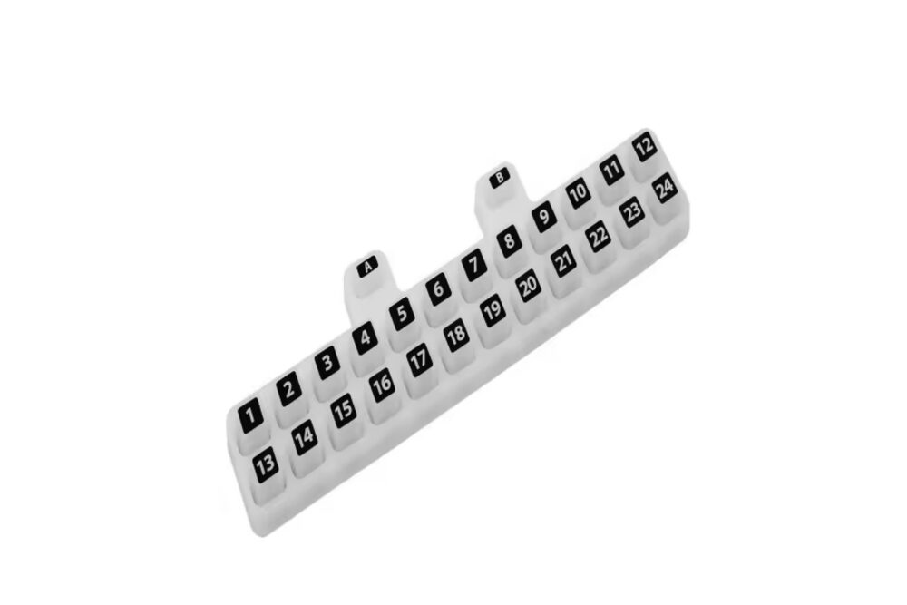 Custom Silicone Rubber Durable Waterproof Laser Keypads Silicone Switch ...