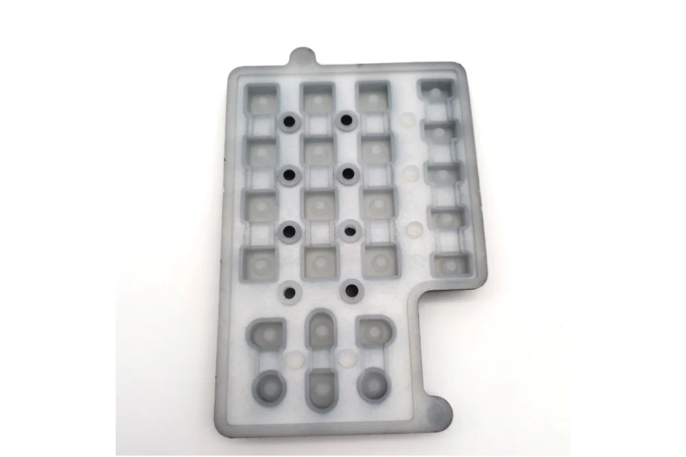 OEM Illuminated Translucent Silicone Rubber Keypad Molding Numeric ...