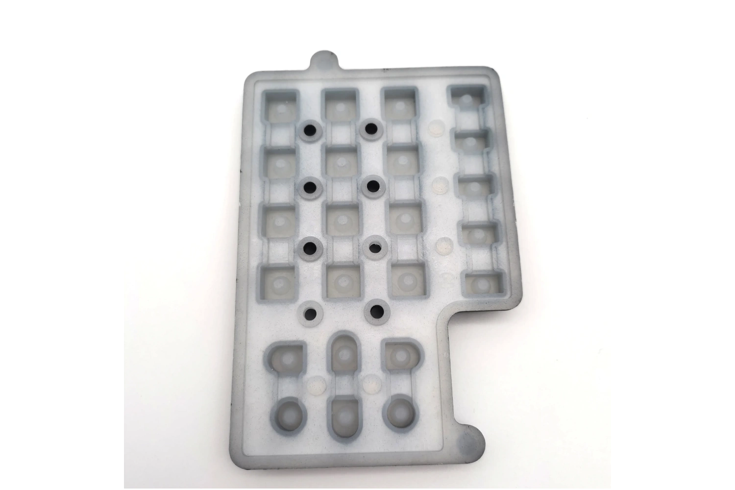 OEM Illuminated Translucent Silicone Rubber Keypad Molding Numeric ...