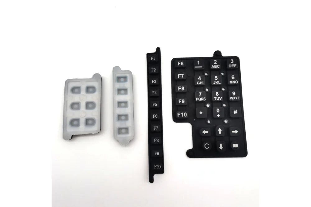 OEM Illuminated Translucent Silicone Rubber Keypad Molding Numeric ...